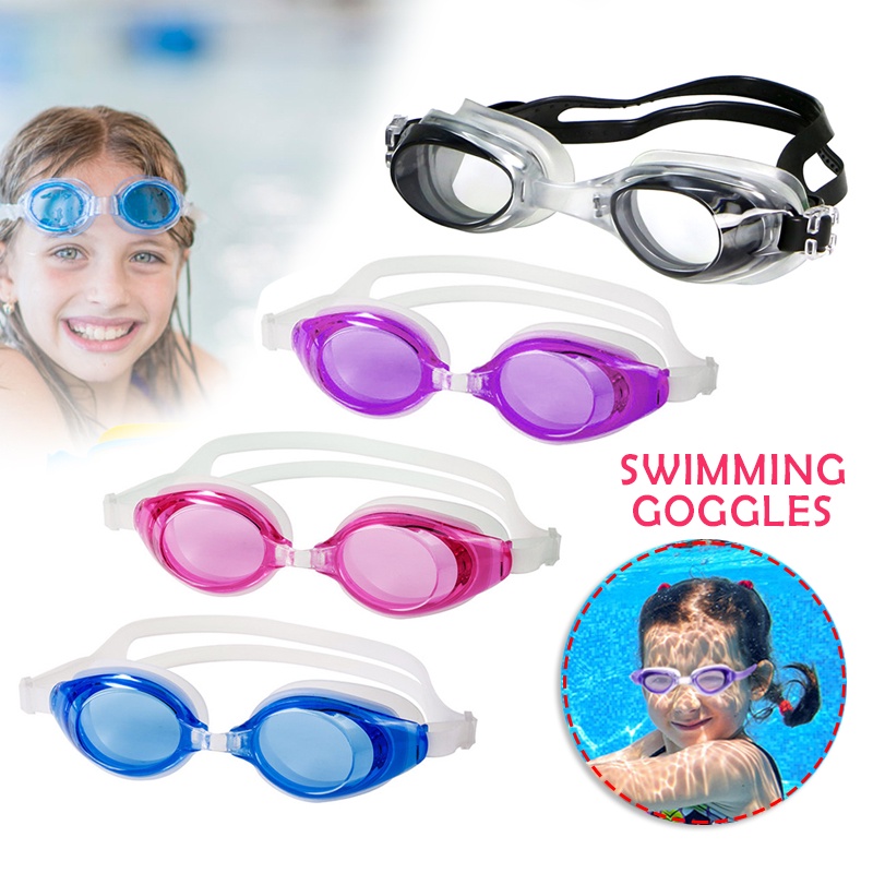 3-12age kids swimming goggles HD Large Frame Swim Goggles Waterproof ...