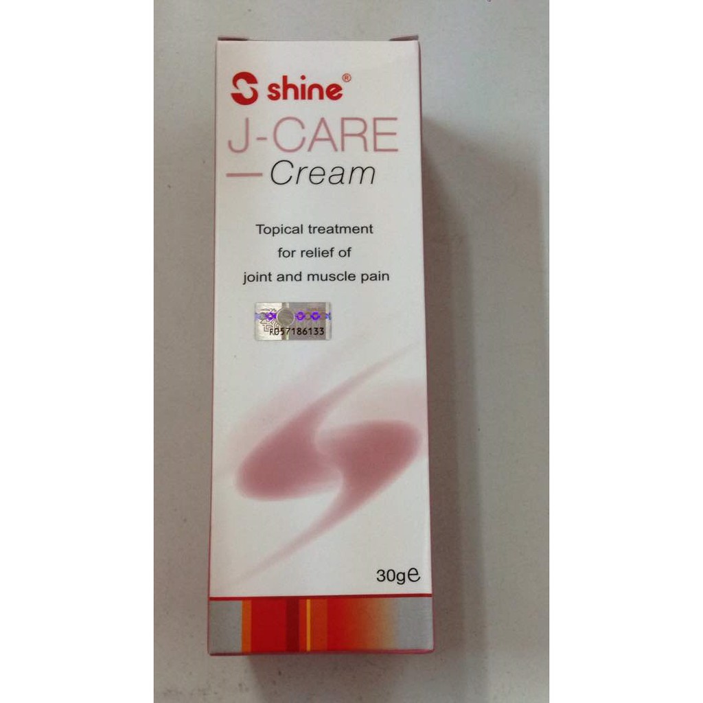 Shine J-Care Cream 30gm ( Relief Of Joint And Muscle Pain) | Shopee ...