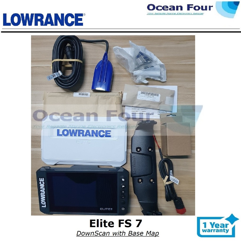 Lowrance Elite FS 7 (No Transducer/ Downscan/Active Imaging 3 in 1 ...