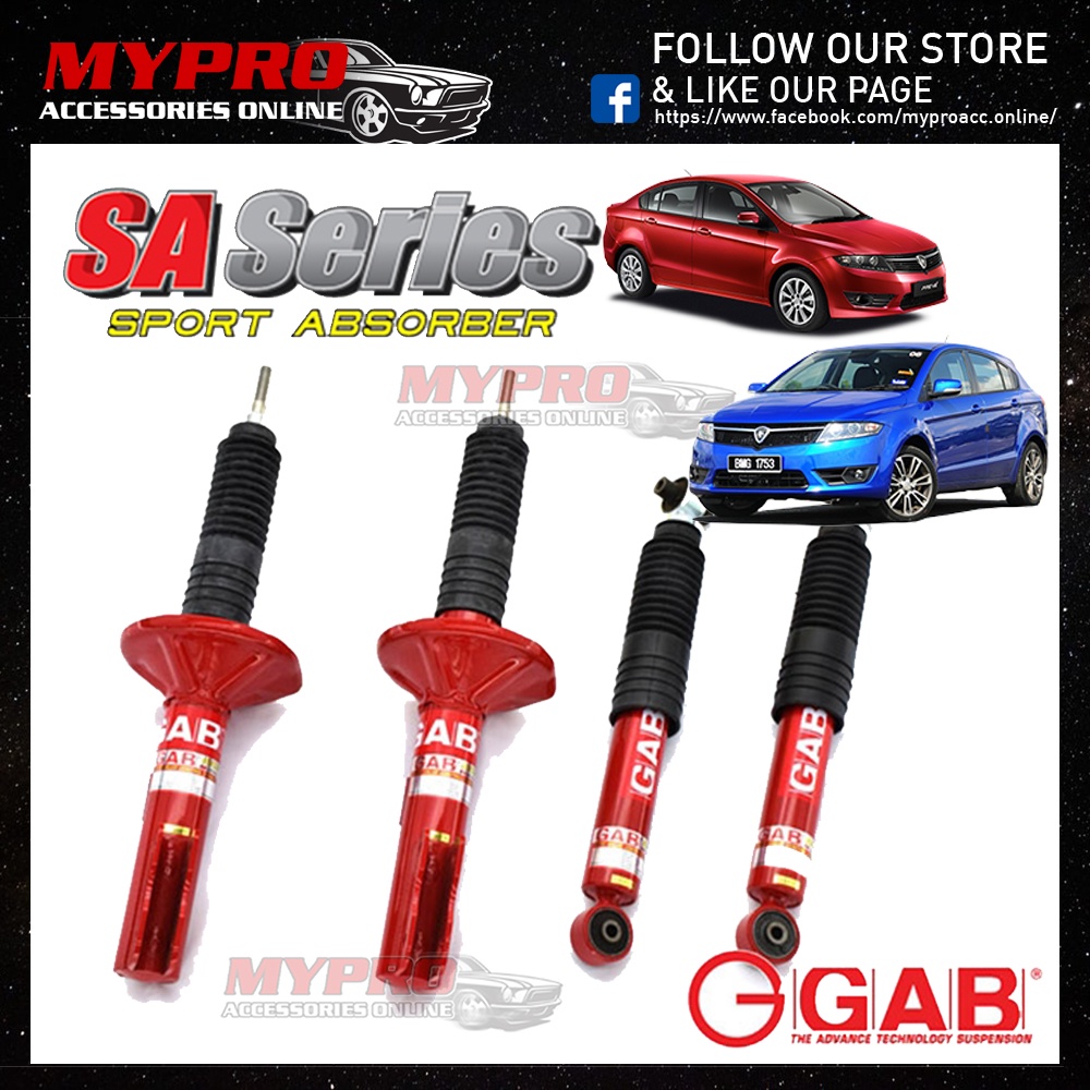 Proton preve suprima S 🚗 GAB SA Series Heavy Duty Sport Absorber 100 ...