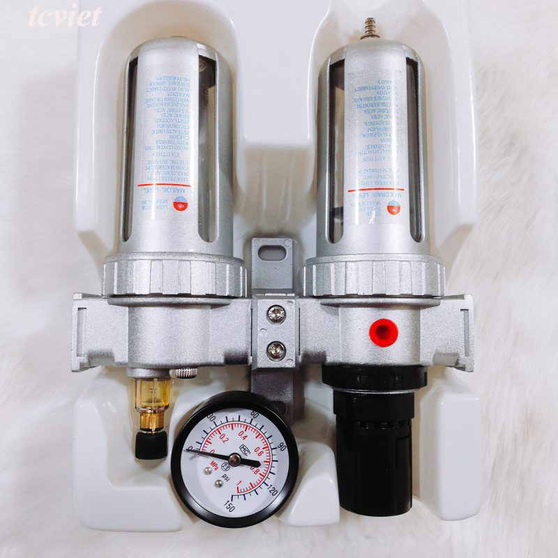Large double water filter for 13mm threaded air compressor, compressed ...
