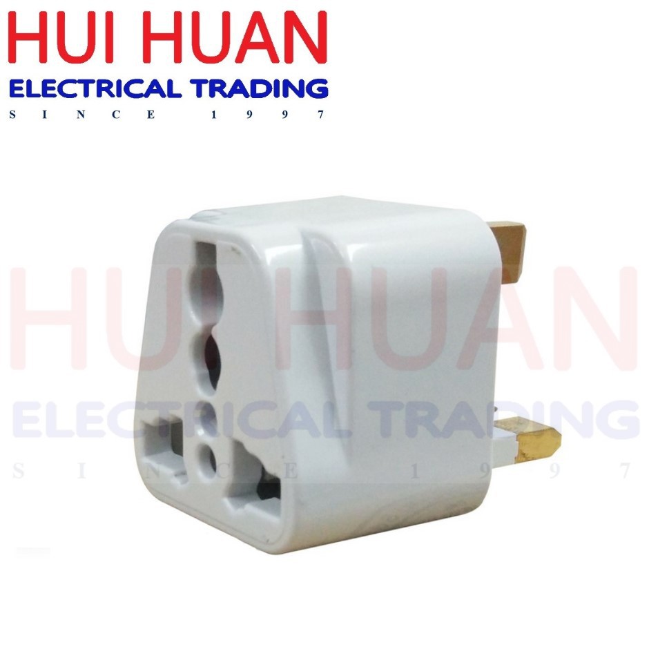 Geloof Universal/International UK 3 Pin Travel Plug / Travel Socket ...