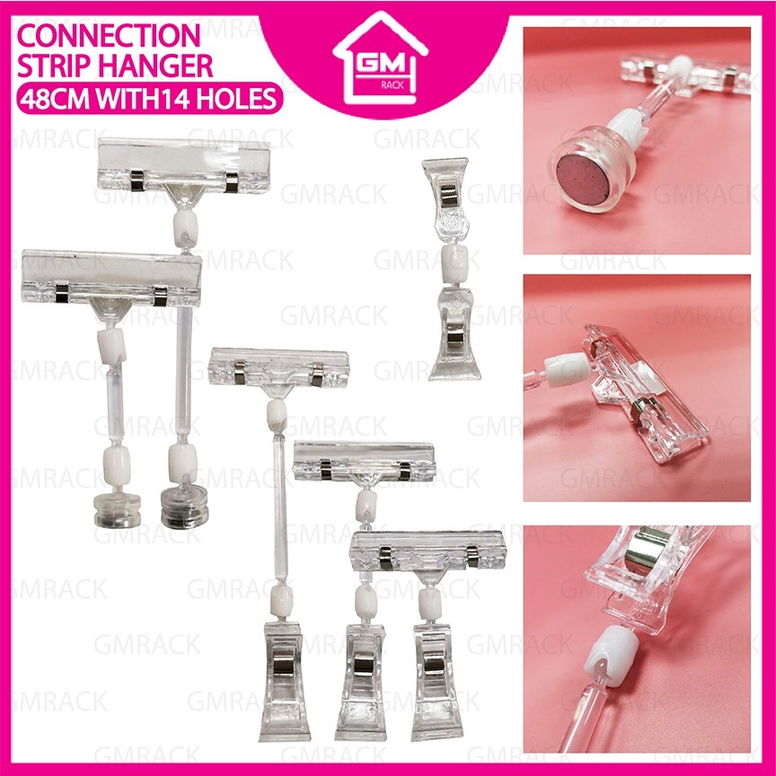 [GMRACK] POP CARD PRICE HOLDER TRANSPARENT CLIP WITH MAGNET MINI CLIP ...