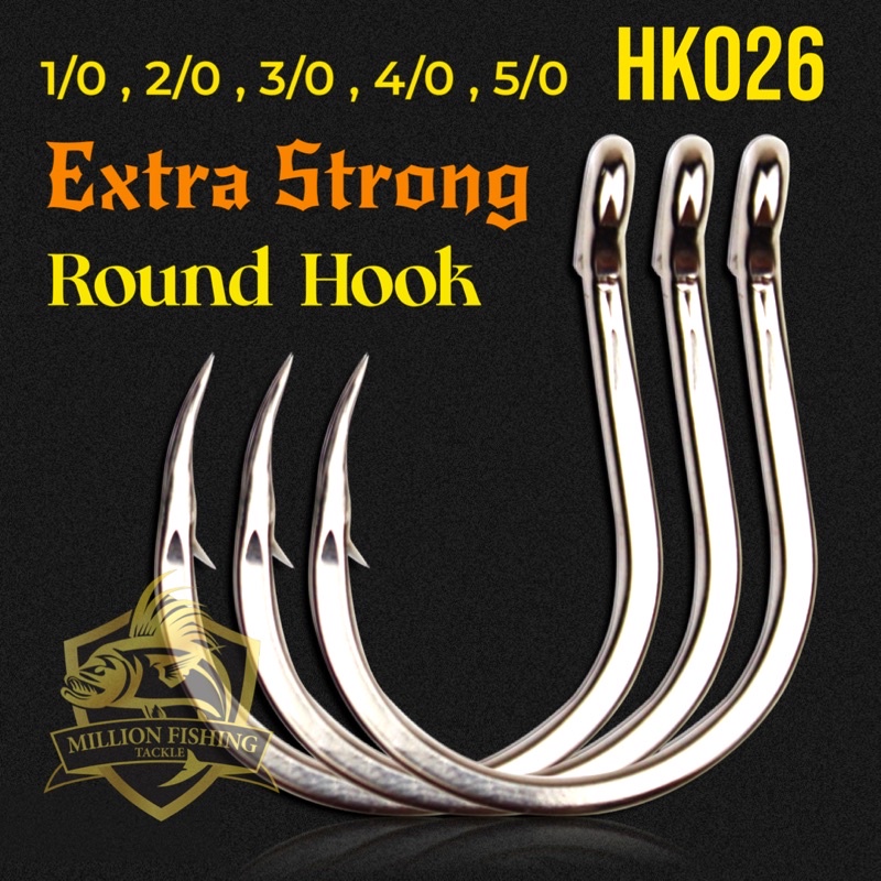 【HK026】3PCS Japan Round Hook Extra Strong Assist Hook Slow Fast Jigging ...