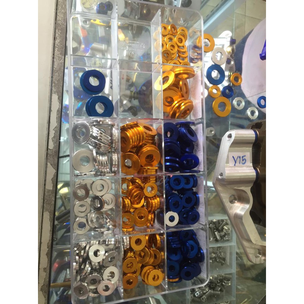 💥HOT ALLOY WASHER/DAMPER 💥 washer lapik aluminium universal motor use ...