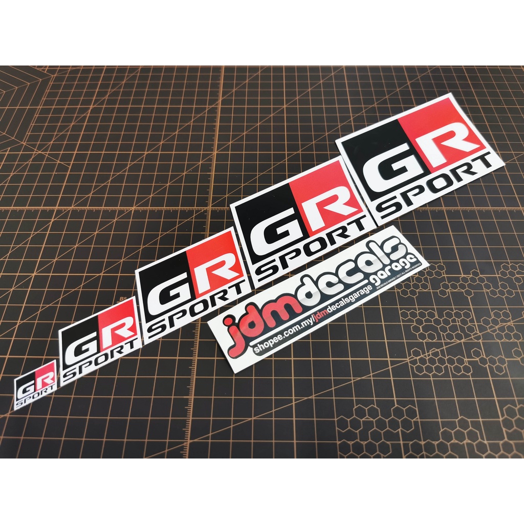 Toyota Gazoo Racing GR Sport Sticker | Shopee Malaysia