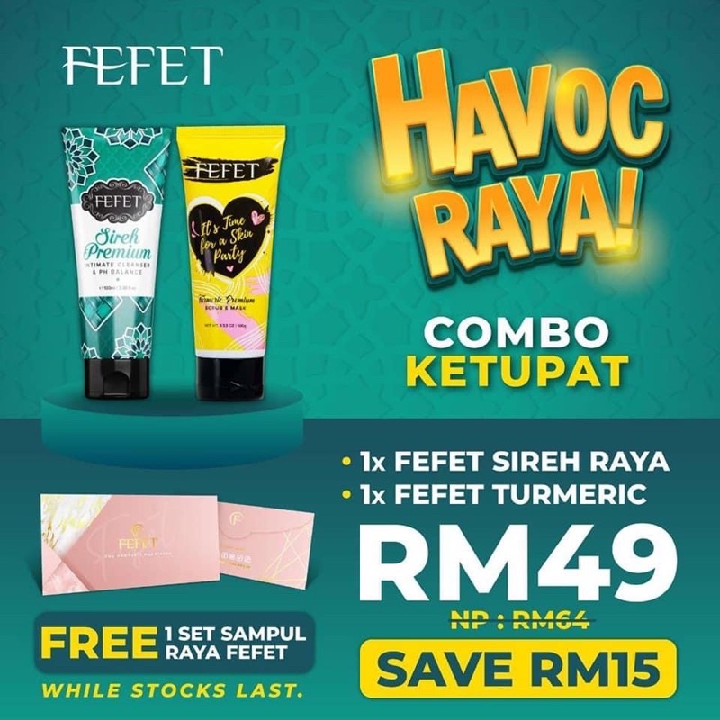 ORIGINAL FEFET KOMBO KETUPAT | Shopee Malaysia