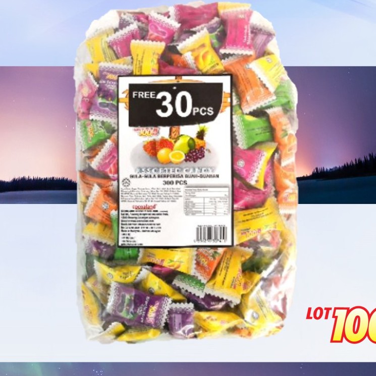 Lot 100 Candy [330pcs] 5 flavours to choose | Shopee Malaysia