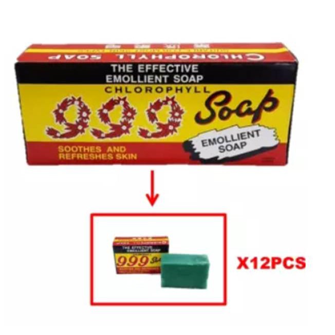 Emollient Chlorophyll 999 Soap 90g /Sabun Mandi 999/Sabun 999 /叶绿素香皂 ...