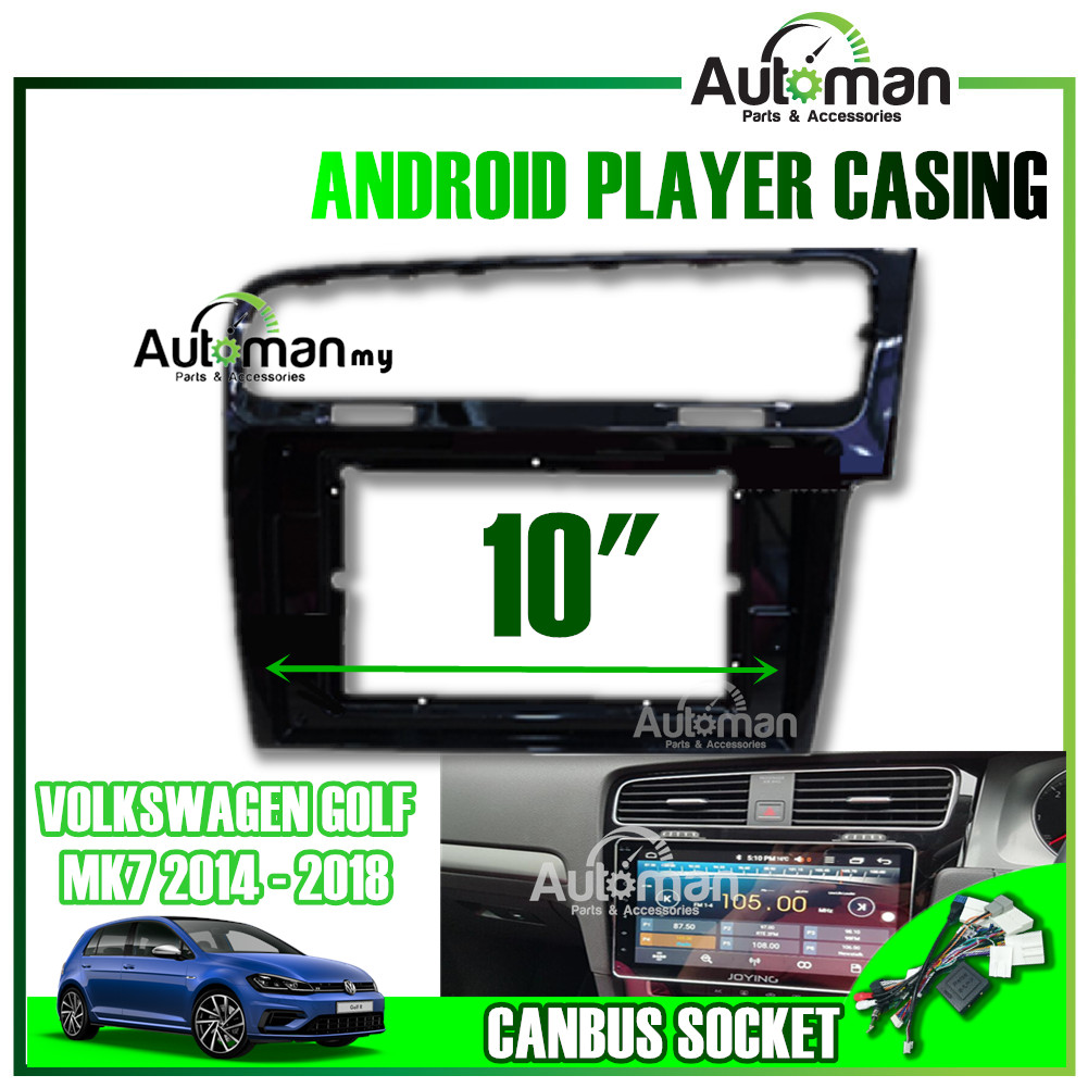 Casing Android Volkswagen Golf MK7 2014 - 2018 Dashboard Audio Android ...