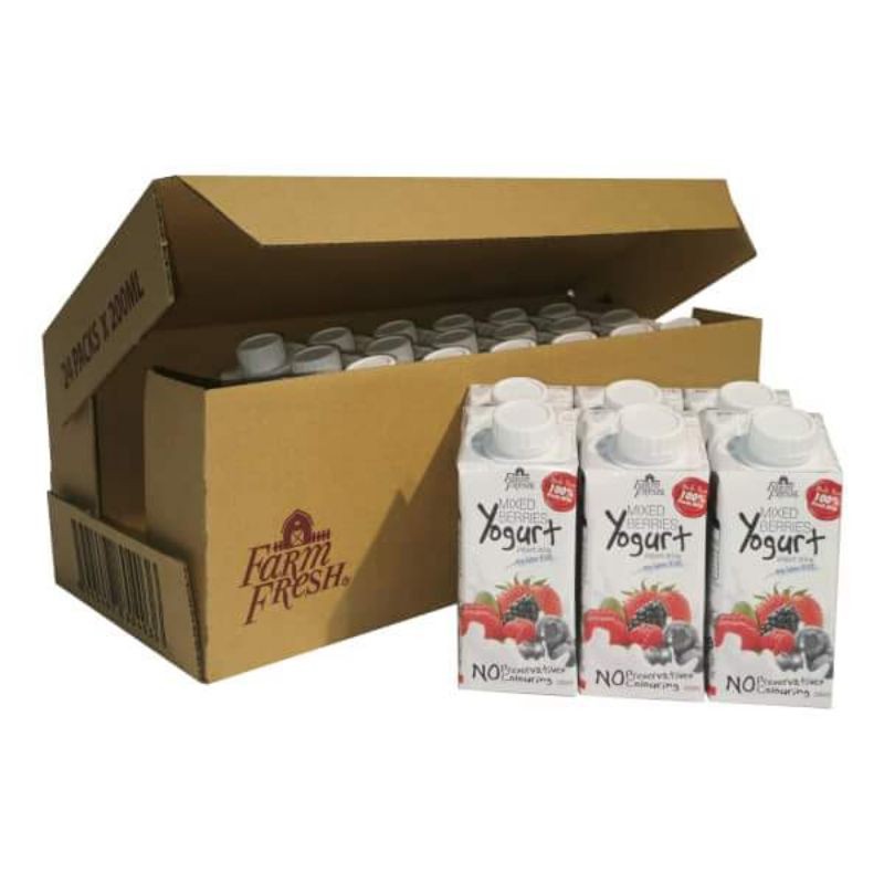 YOGURT MIXBERRIES FARM FRESH( 200ML x 24PCS ) | Shopee Malaysia
