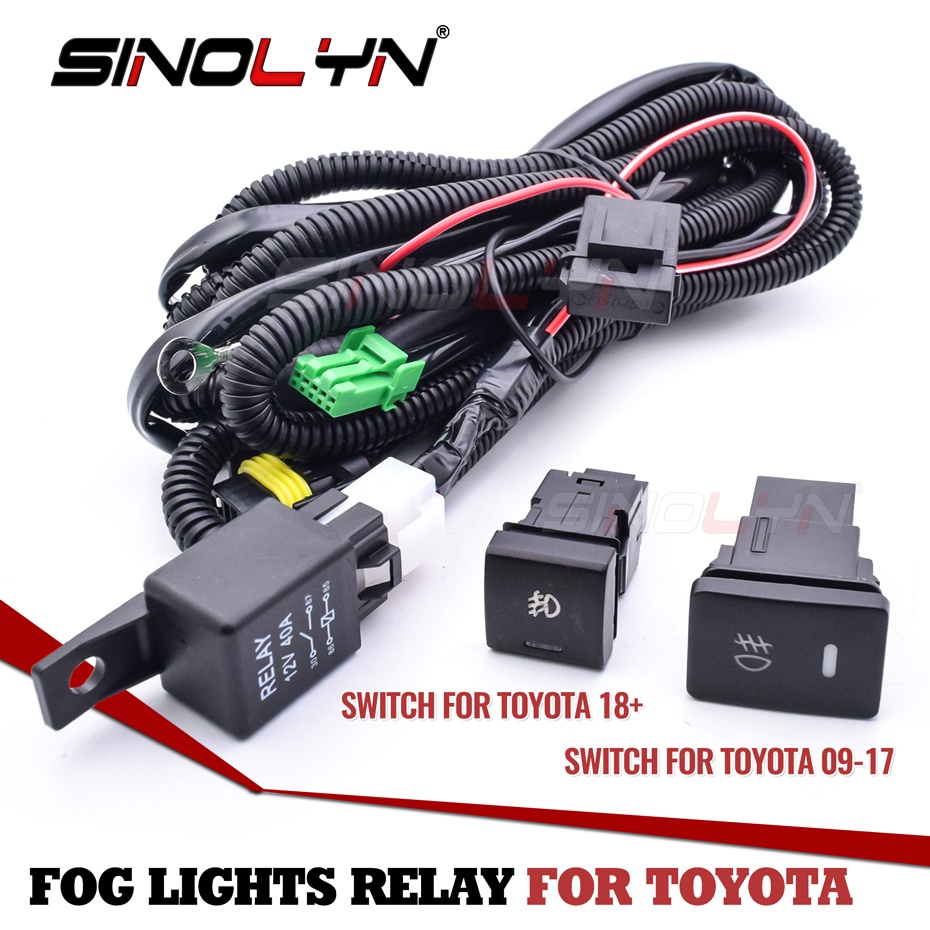 Fog Light Wire Harness H11 Socket For Toyota Corolla/Yaris/Vios/Carmy ...