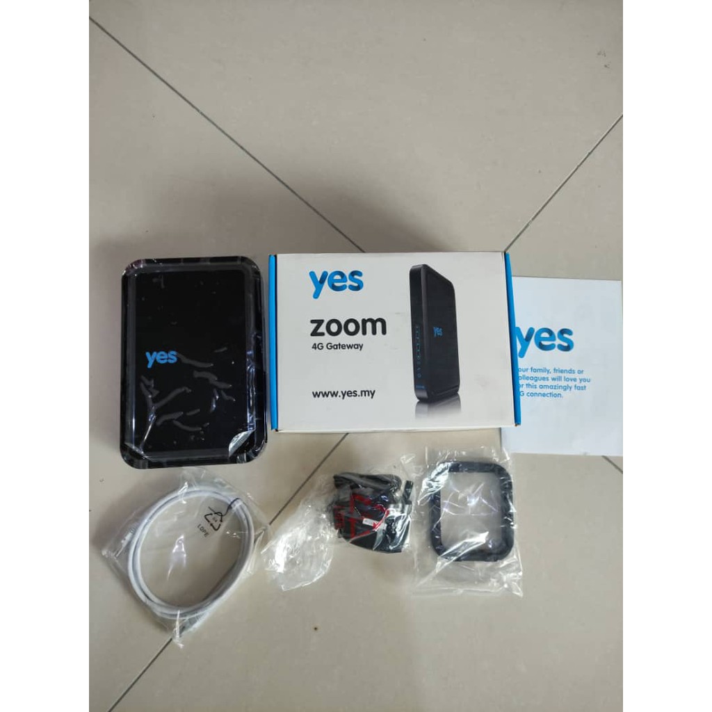 YES 4G WIMAX ZOOM ROUTER WITH ADAPTER Never use | Shopee Malaysia