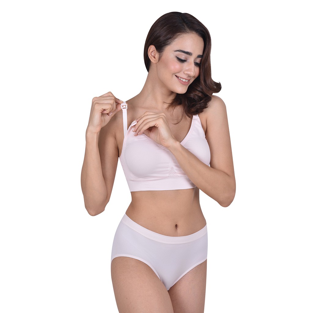 XIXILI Super Soft Wireless Pansy Nursing Bra | Shopee Malaysia