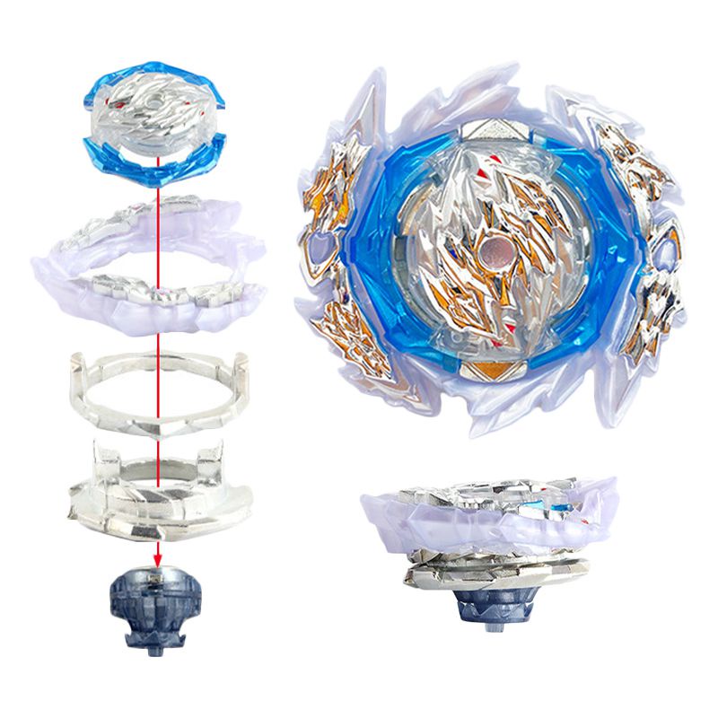 Spinning-top Beyblade Toy Set With Ruler Launcher For Combat Gyro ...