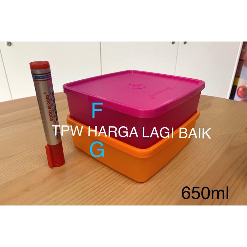 Tupperware Large Square Away (1pc) | Shopee Malaysia