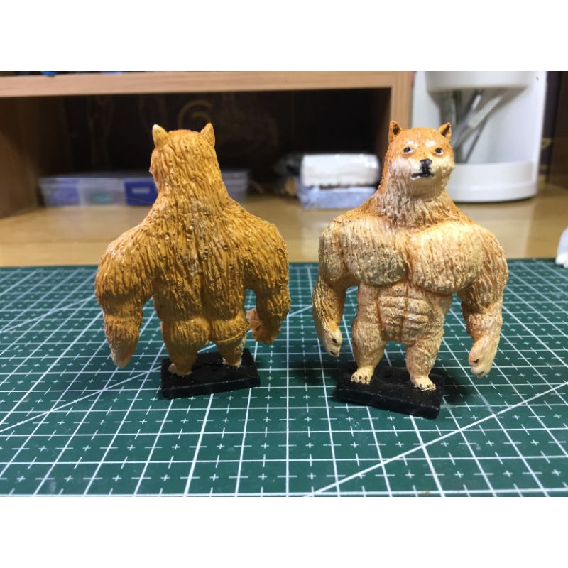 Statue, 6-pack muscle cheems shiba meme static model | Shopee Malaysia