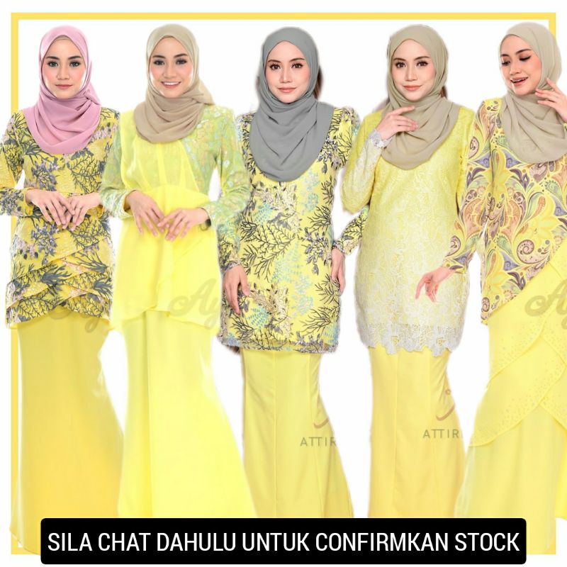 Koleksi Baju Raya Tema Kuning / Tema Yellow / Baju Kurung Raya Tema ...