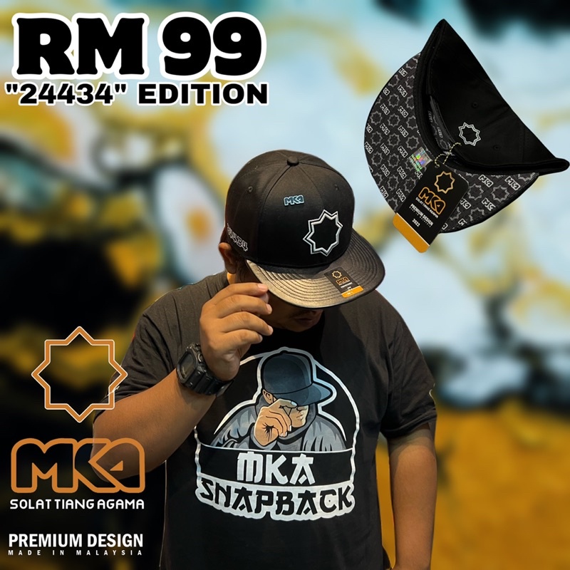 SNAPBACK MKA 24434 edisi Solat tiang agama | Shopee Malaysia