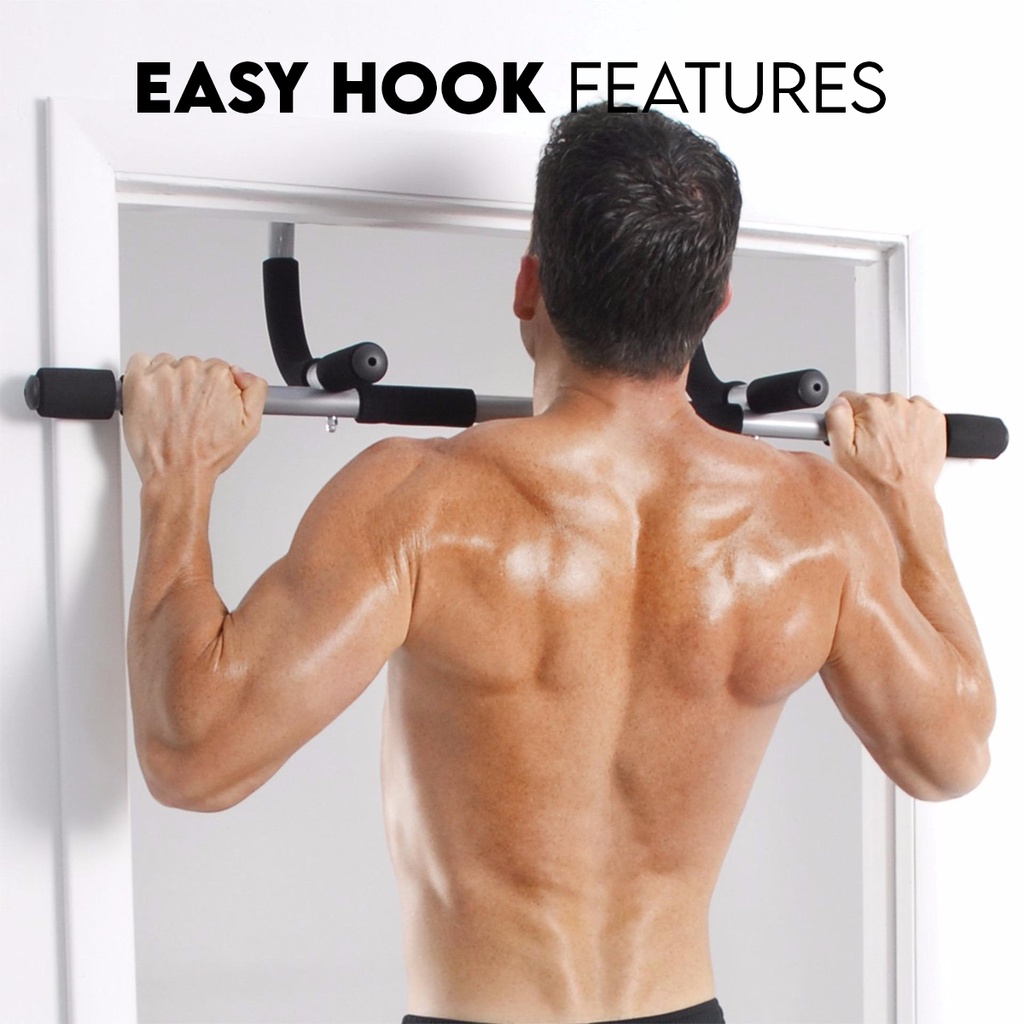 Vigor Fitness Iron Gym Door Gym Pull Up Bar / Bar Penarik Pintu Iron ...