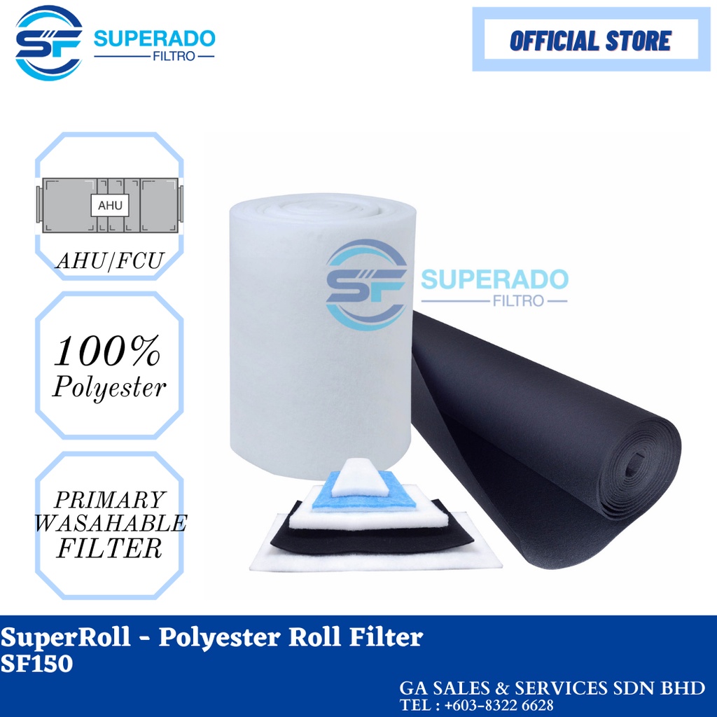 AIR FILTER/FILTER MEDIA ROLL, PRIMARY FILTER, COTTON AIR FILTRATION ...