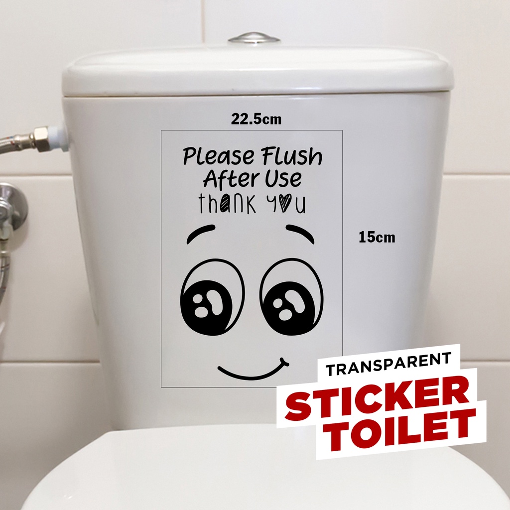 STICKER FLUSH TOILET (KALIS AIR) | Shopee Malaysia