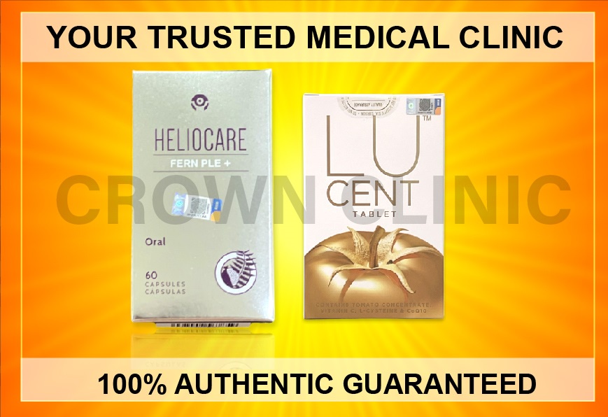 LUCENT Oral Supplements 30' + Heliocare Fern Ple 60' (Combo Set ...