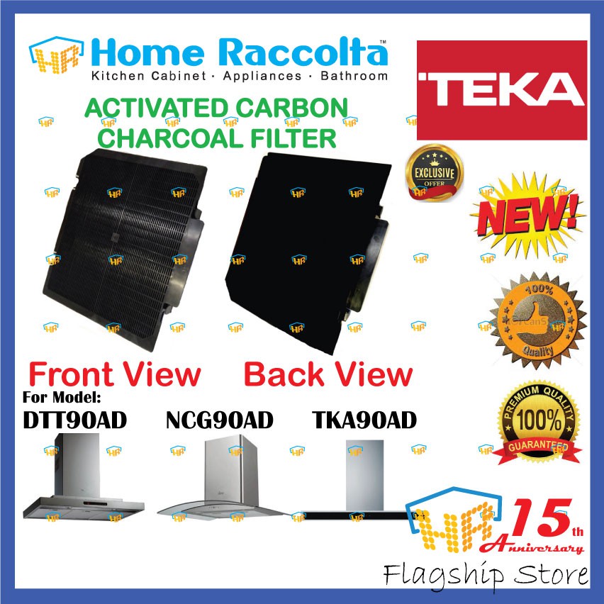 Activated Carbon Filter For Teka Cooker Hood Teka DTT90AD NCG90AD ...