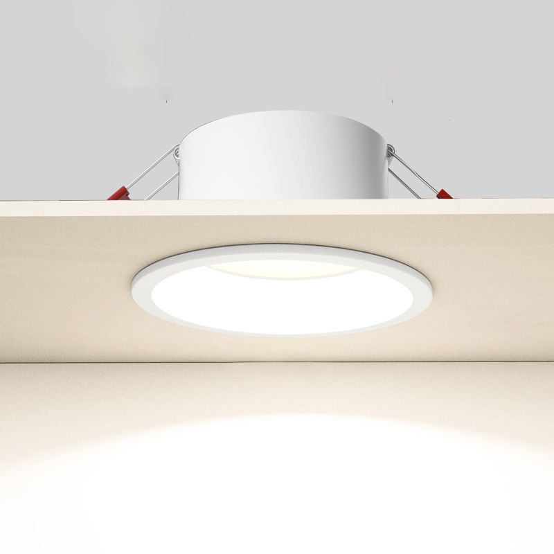 Round Anti-Glare Led SMD2835 Recessed Downlights 7w 10w Hole Size 7cm ...