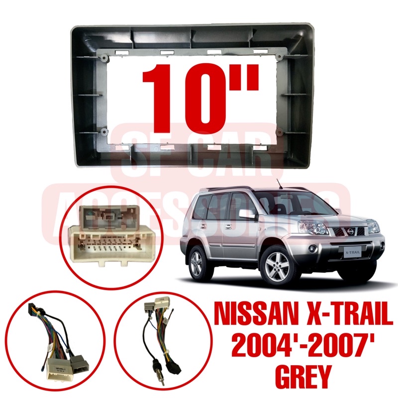 10” Inch Android Player Casing Nissan X-Trail 2004’/2005’/2006’/2007 ...