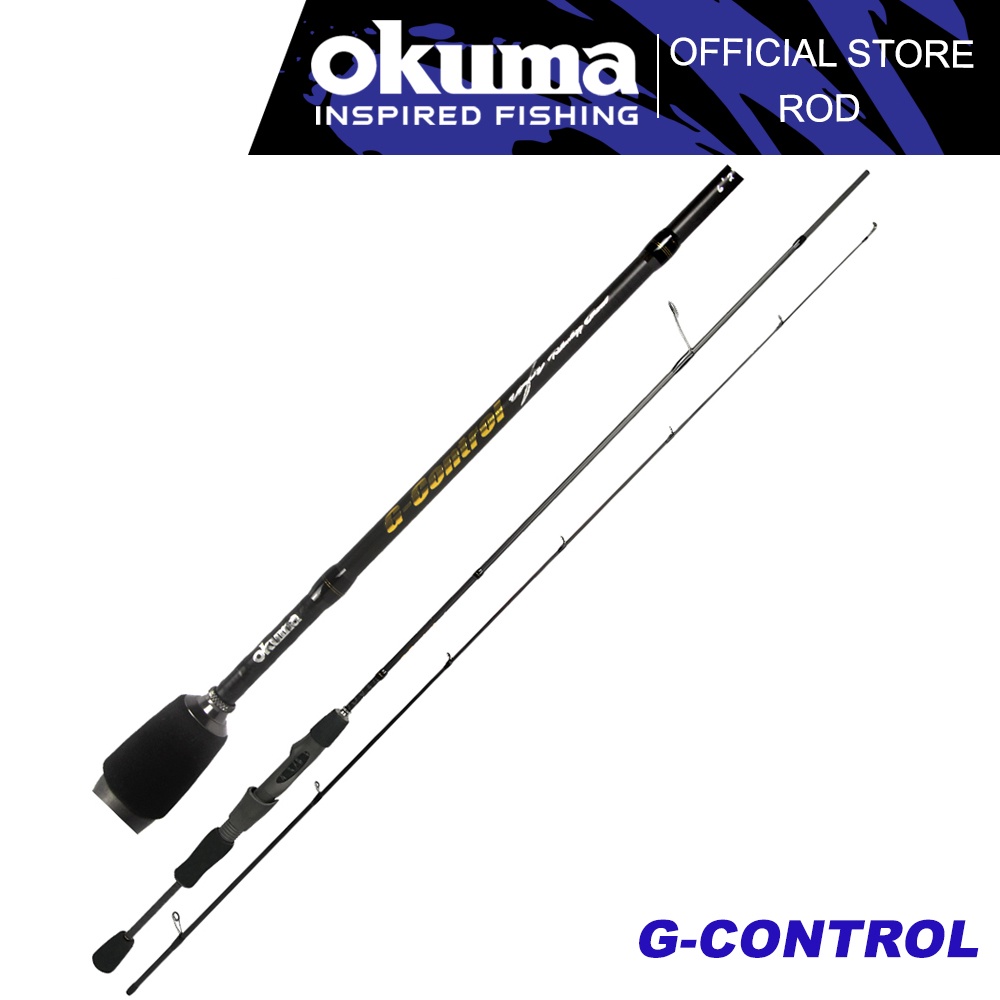 Okuma Rod G-Control GCT Ultralight Spinning Fishing Rod (6ft) Joran ...