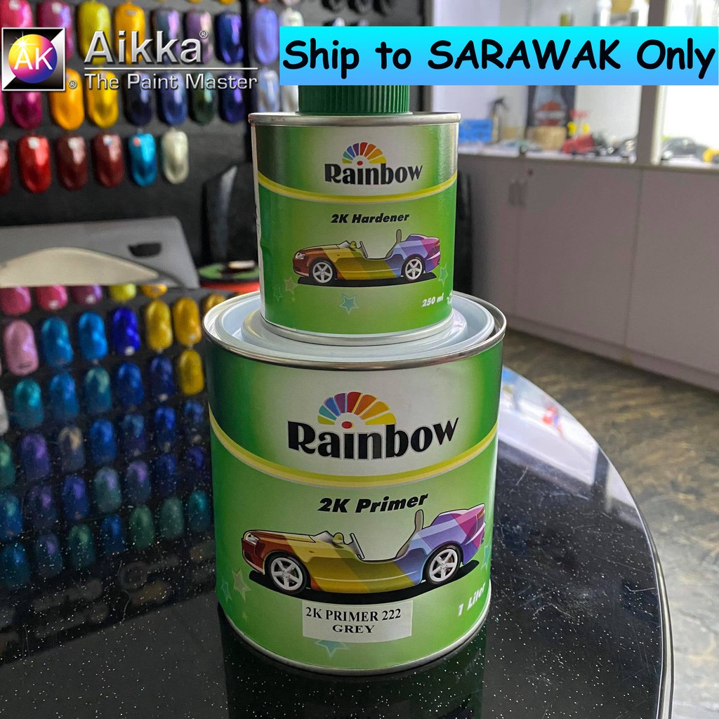 Rainbow 2K Primer 4:1 Set (Black/ Grey) | Shopee Malaysia