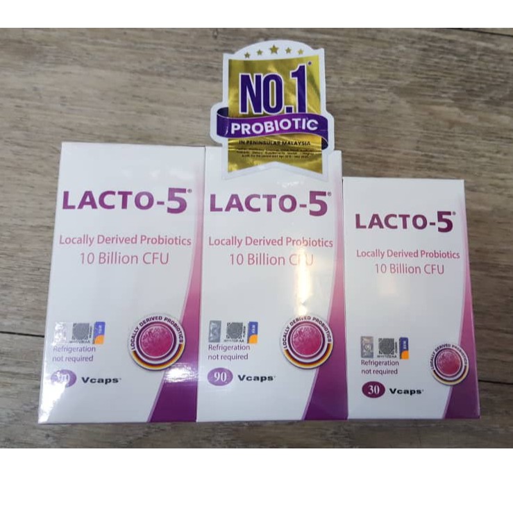 THC LACTO-5 500MG 90S+90S+30S (probiotics) | Shopee Malaysia