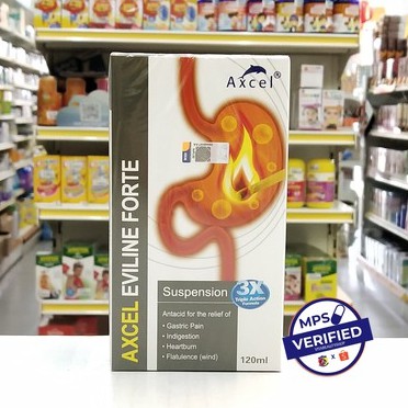 Axcel Eviline Forte 120ml (Gastric pain, Indigestion, heartburn ...