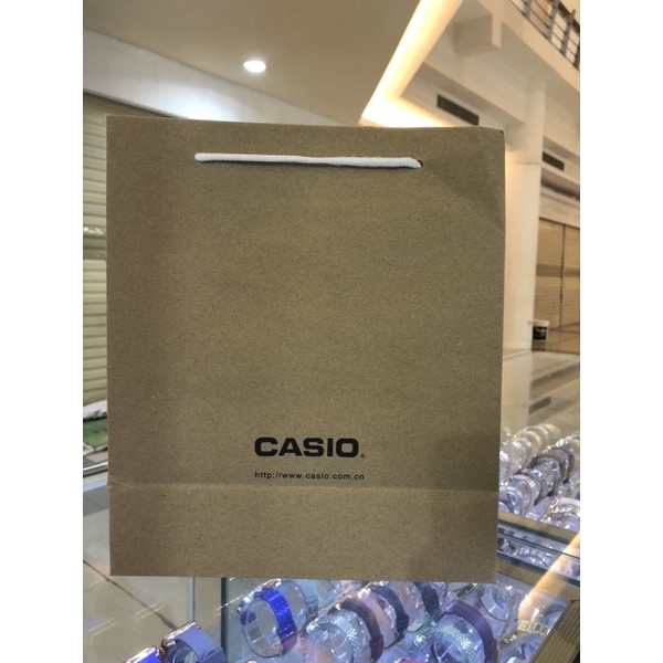 Casio Paper Bag 25x10x28 Cm brand gift wrapping | Shopee Malaysia