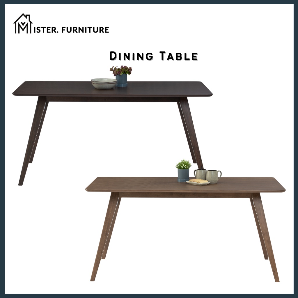 CONNY 1.6M Dining Table 4 Seater Dining Table 6 Seater Meja Makan 6 ...