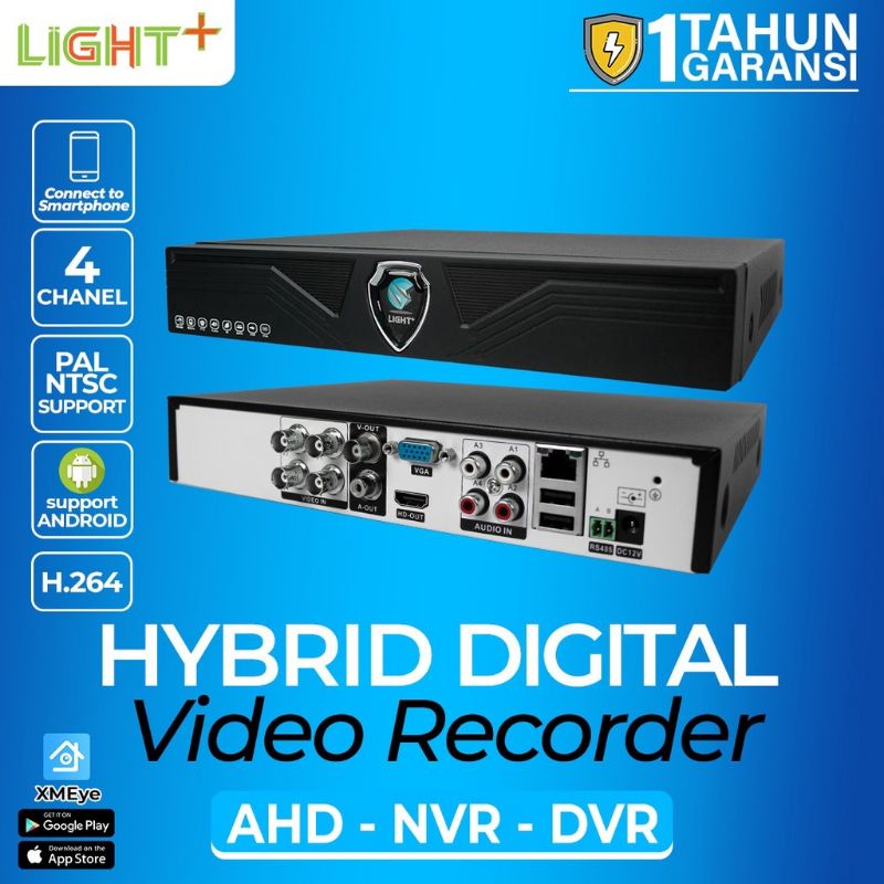 Dvr 4 Channel CCTV Xmeye 5in1 Full HD | Shopee Malaysia