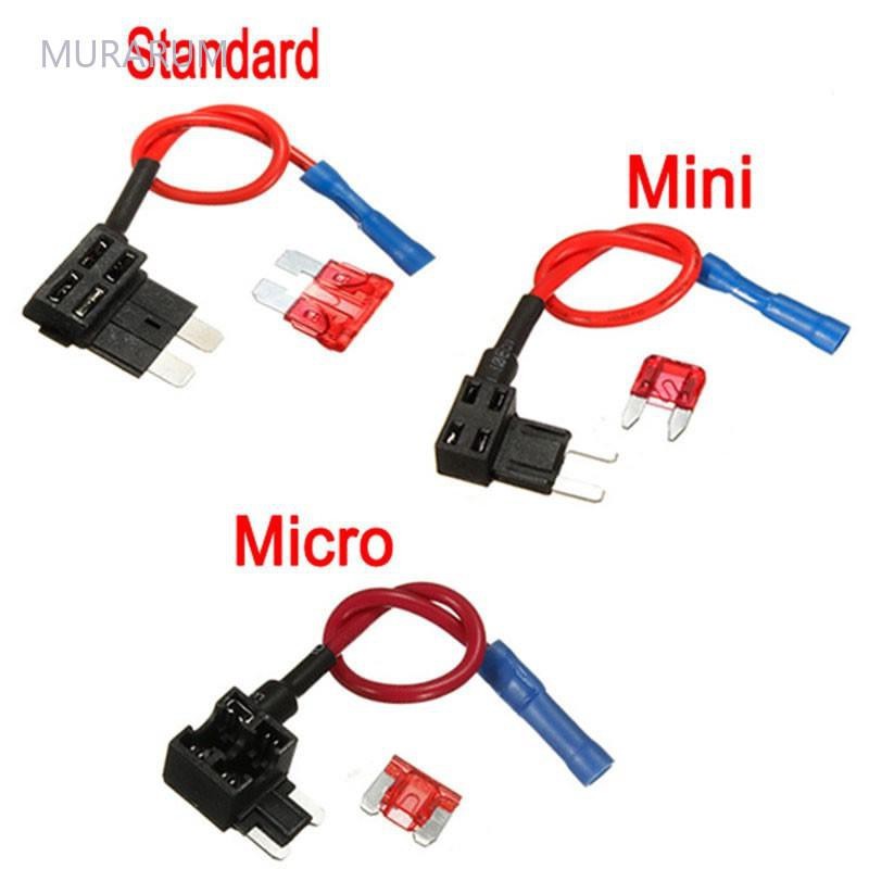 1pc Mini Micro Standard Blade Fuse Tap Holder Quick Joint Cable Kit ...