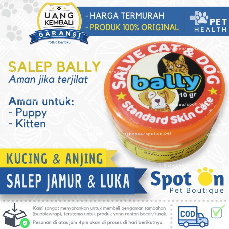 Bally Ointment Medicine for Fungus and Wounds in Cats and Dogs | Shopee ...