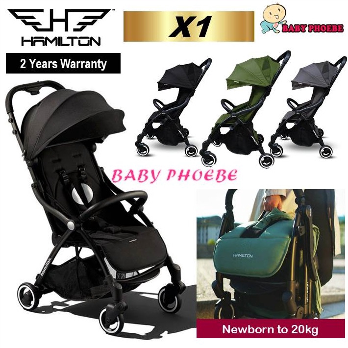 Hamilton X1 Magic Fold Compact Infant Newborn Baby Kids Cabin Stroller ...