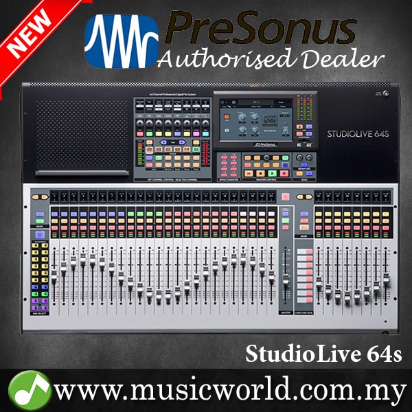 Presonus StudioLive 64S 64 Channel Digital Mixer with 32 Mic Preamps ...