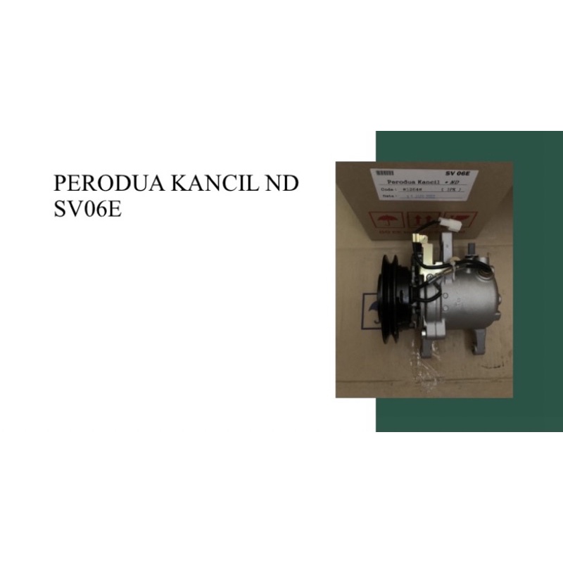 Perodua Kancil ND SV06E GE Compressor | Shopee Malaysia