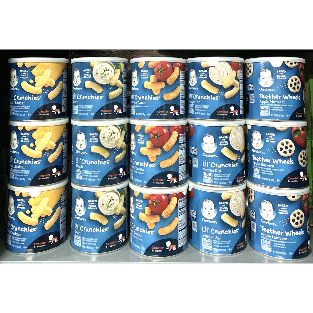 [LV] [DATE 2024] [Gerber Dwarf Lil' Crunchies Baby Snacks in Sticks and ...