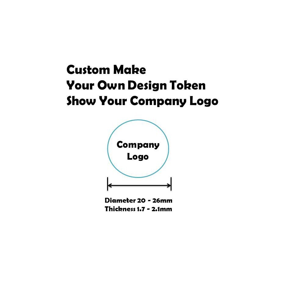 Custom Make Token For Laundry/Dobi,Vending Machine,Water Dispenser ...