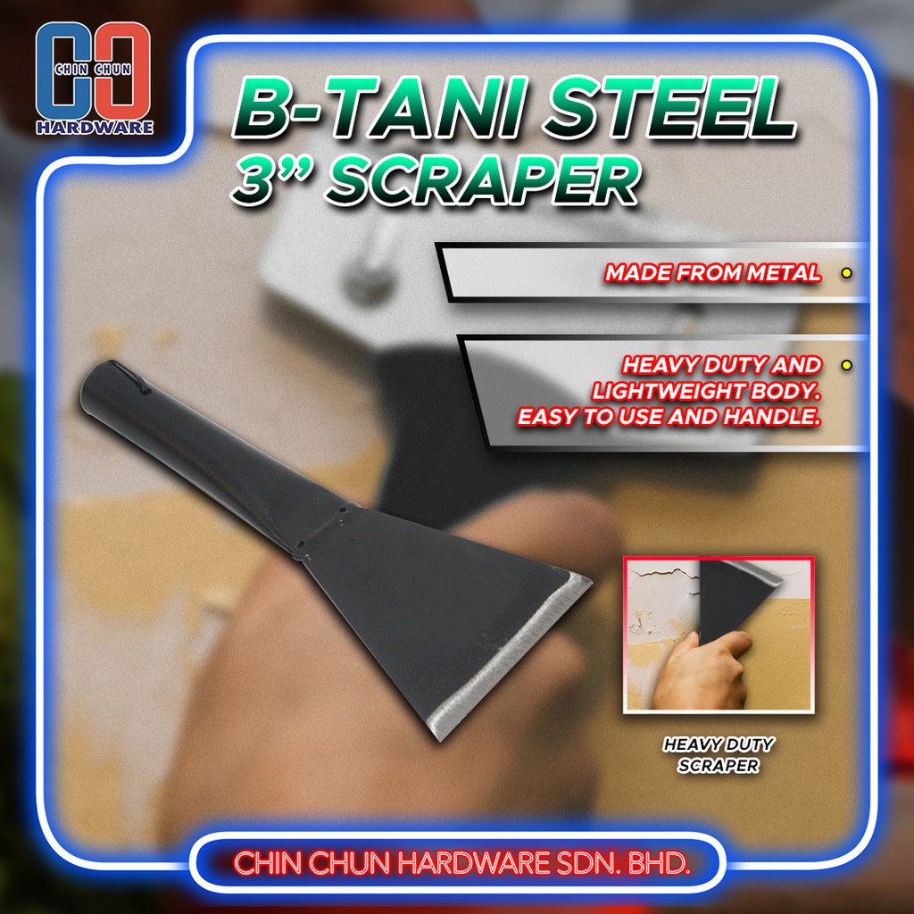 K-KEONG B-TANI STEEL SCRAPPER WITH STEEL HANDLE | HEAVY DUTY SCRAPPER ...