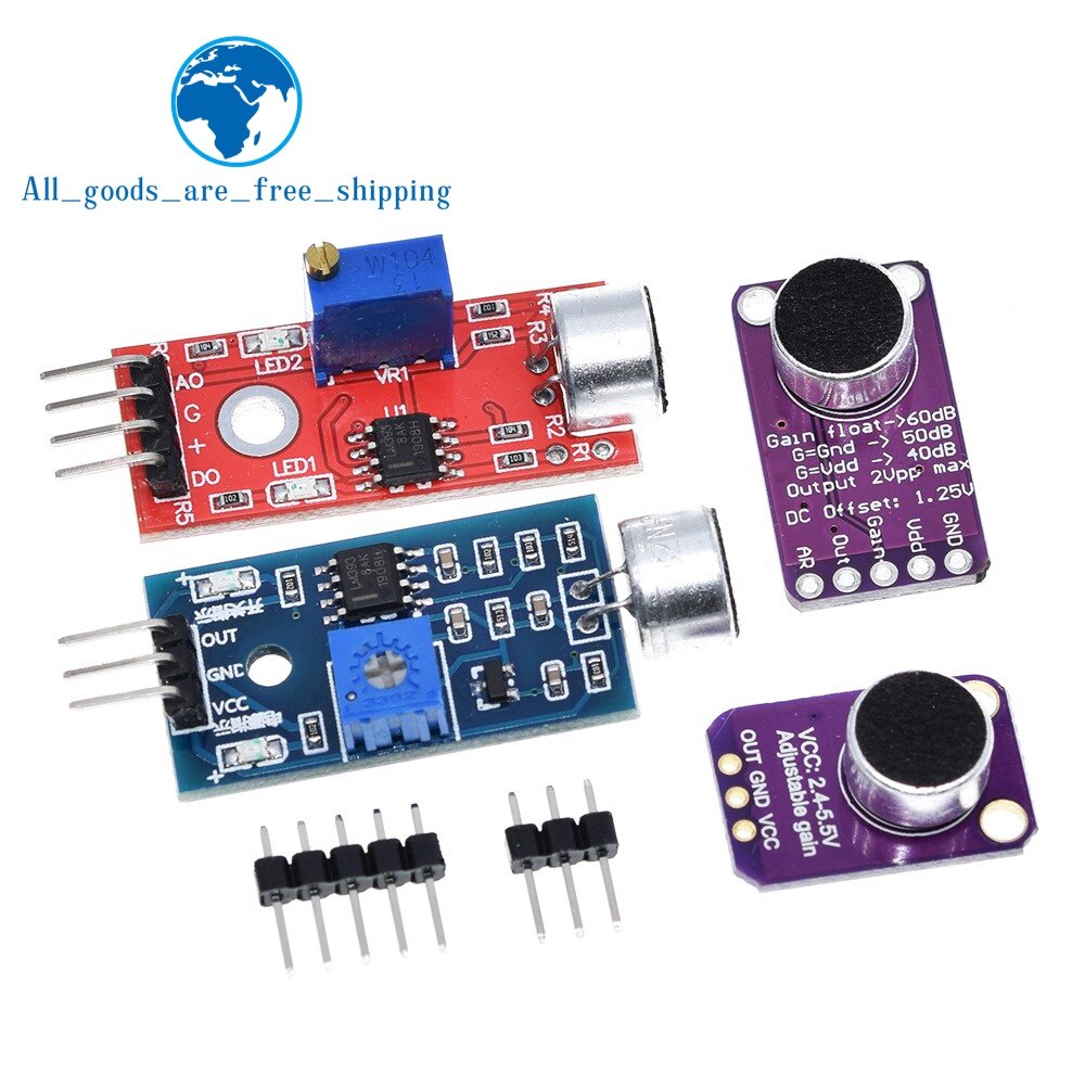 Selling Sound sensor module sound control sensor MAX4466 MAX9814switch detection whistle switch ...