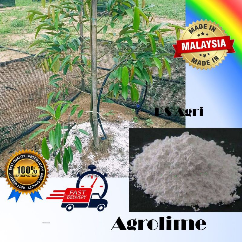 1kg Agriculture Lime / Calcium Carbonate / Kapur Pertanian | Shopee ...