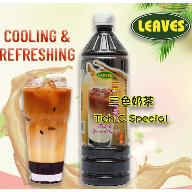 Leaves Juice 3 Layer Tea Syrup/Sirap/Teh C Special/Green Tea Tea C ...