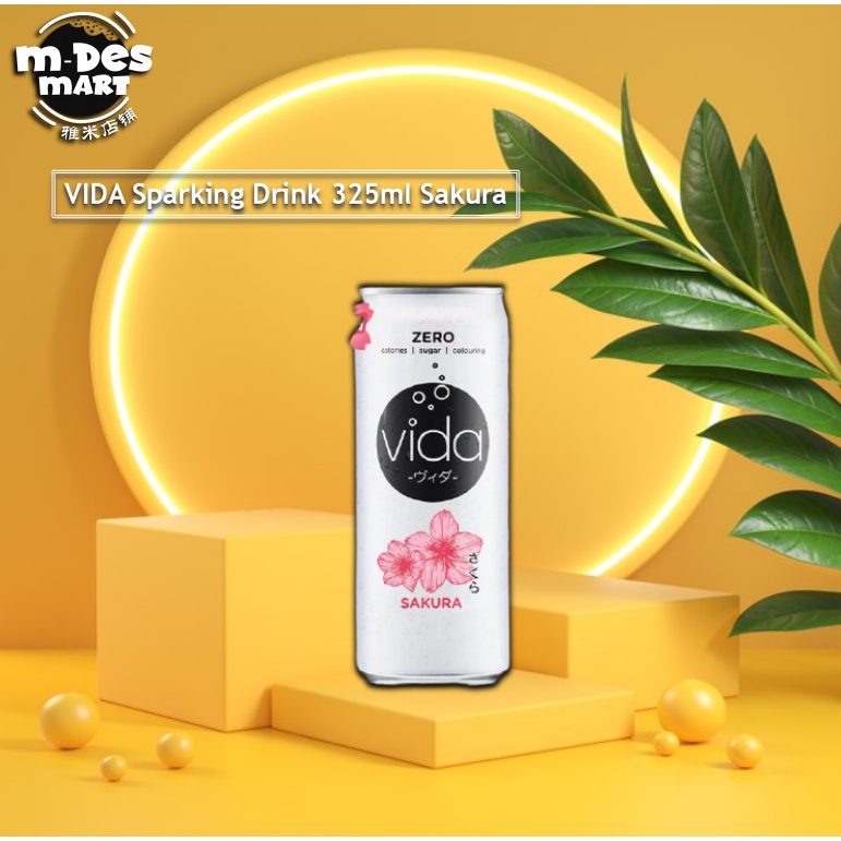 [24 bottles/carton] VIDA Halal Lemon/Original Citrus/Salty Lychee/Minty ...