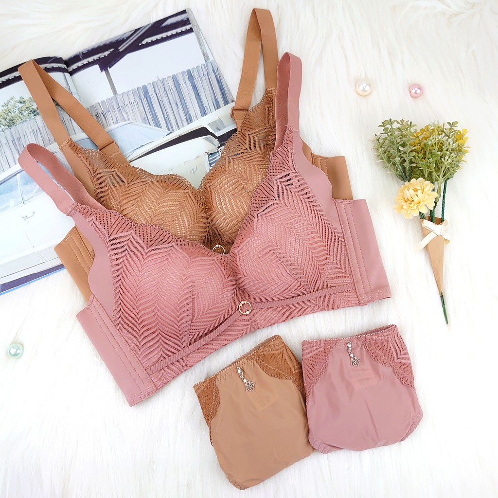 [Ladies Skin B-Cup Lower Circumference 34-40] [2356] Wireless Bra Thick ...